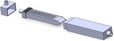 Exploded View Diagram Of The T Type Array Microfine Bubble Generator