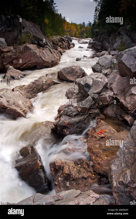 Waterfall Along The Sand River Pinguisibi Trail In Lake Superior Provincial Park Great Lakes