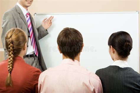 Large Group Of Seminar Audience In Class Room Stock Image Image Of