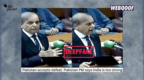 Fact Check Did Pakistan Pm Shahbaz Sharif Admit Defeat No Its A