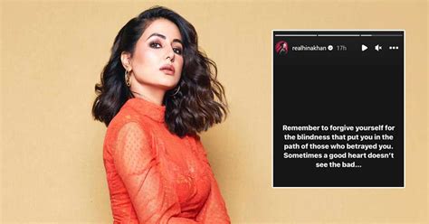 Hina Khan Shares Cryptic Post About Betrayal Worried Fans Express