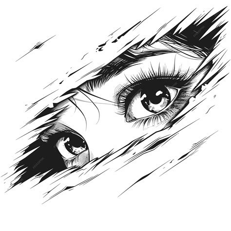 Premium Vector Long Eyelashes Vector Sketch