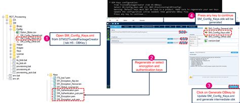 how to start with secure manager customized configuration on stm32h5
