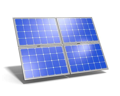 Premium Photo Solar Panel Blue Sky Reflection