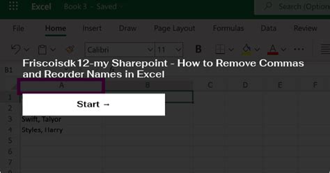 Friscoisdk12 My Sharepoint How To Remove Commas And Reorder Names In Excel