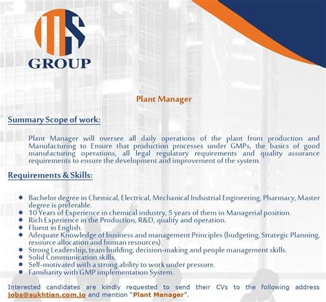 Munir Sukhtian Group Ms Group On Linkedin Vacancy