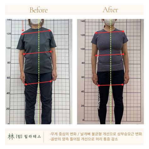 신대방삼거리 필라테스ㅣ허리 통증 굽은 등라운드 숄더 무게 중심축 변화 개선 개인 레슨 30회차 비포 애프터 네이버 블로그