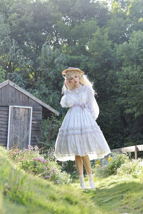 Ghost Fairy Violet Romantic Royalcore Dress Victorian Ghost Dress