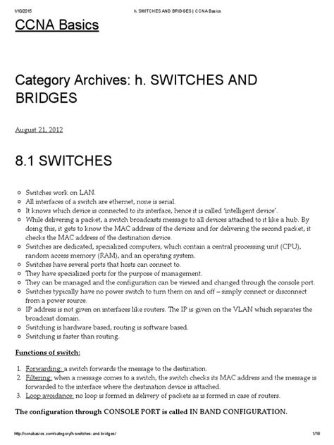h pdf pdf network switch router computing