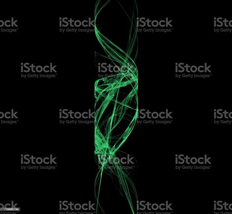 Ufo가 녹색 프랙탈 배경을 추상화 합니다 판타지 프랙탈 텍스처입니다 디지털 예술입니다 3d 렌더링입니다 컴퓨터 생성 이미지 3