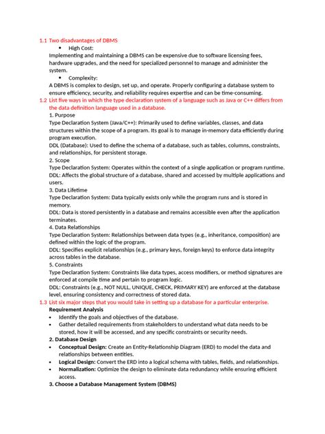 Dbms Pdf Databases Relational Model