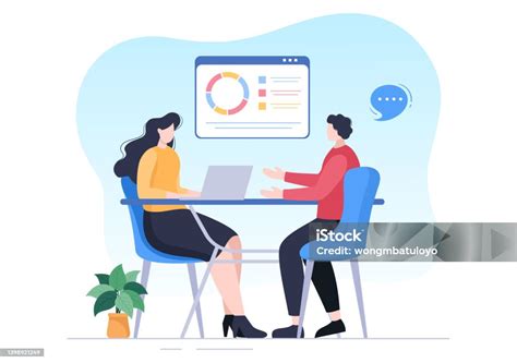 재무 분석 통계 또는 플랫 카툰 일러스트레이션의 회사 성과를위한 사업 계획 컨설팅 개념에 대한 스톡 벡터 아트 및 기타 이미지 개념 개념과 주제 개발 Istock