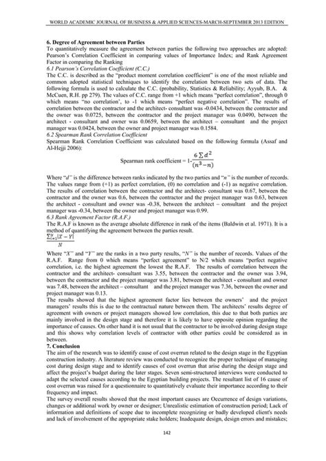 Cost Overrun Causes Related To The Design Phase In The Egyptian