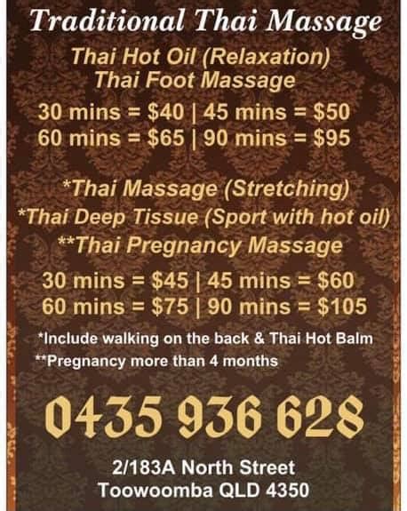 Thai House Massage Thai House Massage Toowoomba