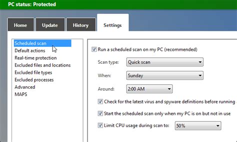 How To Schedule Windows Defender For Automatic Scans In Windows 8 1