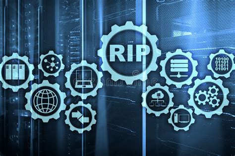 Rip Routing Information Protocol Technology Networks Cocept Stock