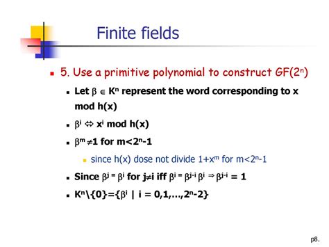 finite fields rong jaye chen ppt download