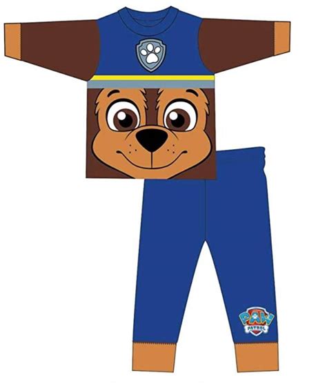 PSI PATROL PIŻAMA PIŻAMKA CHASE 110 4 5 LAT STRÓJ KOSTIUM Ulubiony bohater Psi Patrol Odzież