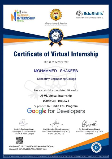 mohammed shakeeb on linkedin ai machinelearning internship