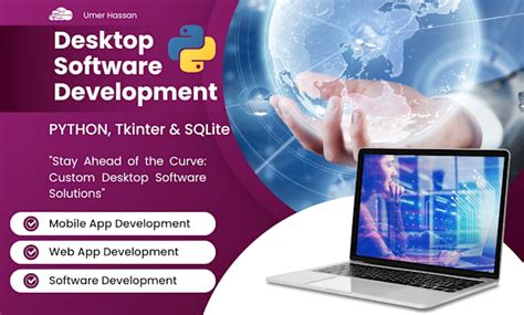 develop gui desktop software using python tkinter sqlite by