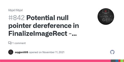 potential null pointer dereference in finalizeimagerect asan · issue