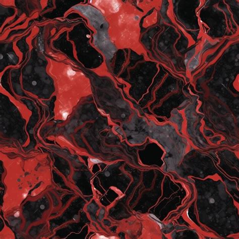 Premium Ai Image A Close Up Of A Red And Black Marble Pattern With A