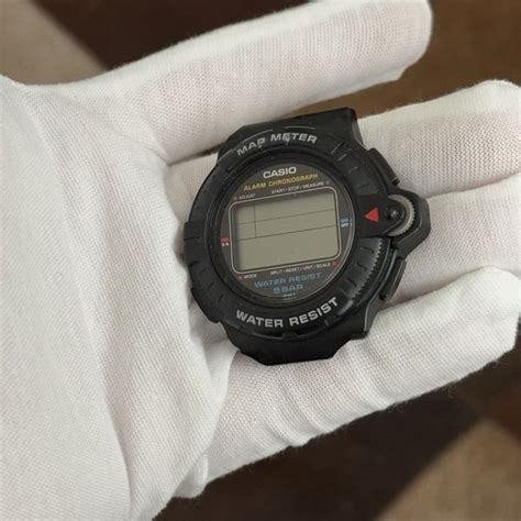 Rare Vintage Casio Map 100 Map Meter Menâ S Digital Watch Mod 693 Jdm
