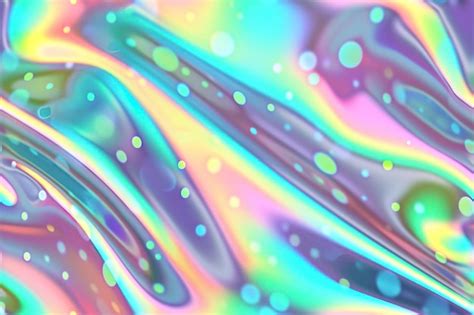 Premium Photo Holographic Pattern