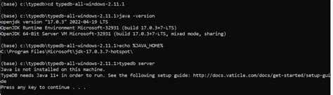 Issue With Java And Win 11 Typedb Discussion Forum