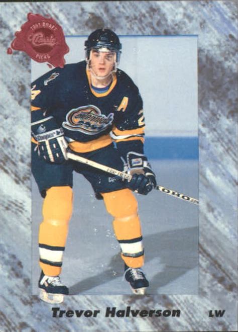 Trevor Halverson Hockey Price Guide Trevor Halverson Trading Card Value Beckett