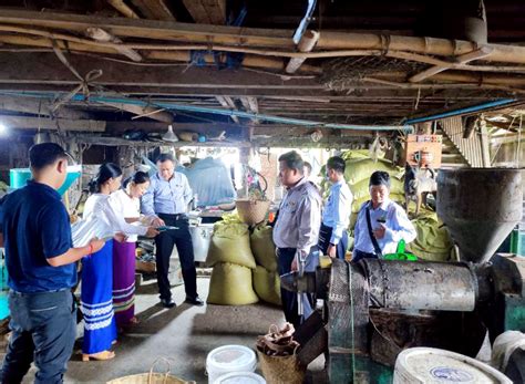 မိုးညှင်းမြို့နယ်အတွင်း စားသုံးဆီဖူလုံမှုရှိစေရေး ဆီစက်လုပ်ငန်းရှင်များ လုပ်ငန်းလည်ပတ်ခြင်း ရ