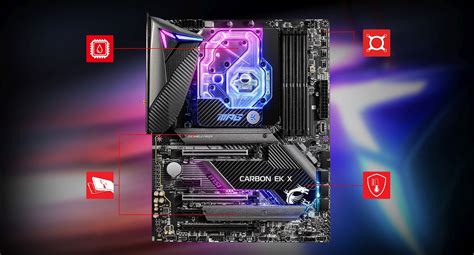 Msi Mpg Z Carbon Ek X Intel Socket Motherboard Mpg Z Carbon Ek X Ccl