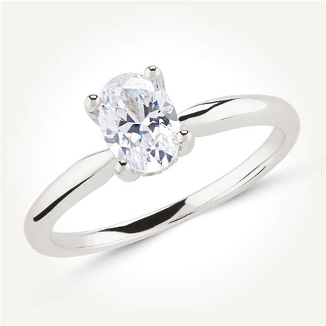 Oval Hidden Halo Engagement Ring Spence Diamonds