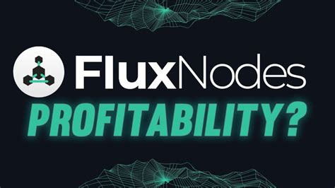 Flux Node Profitability Youtube