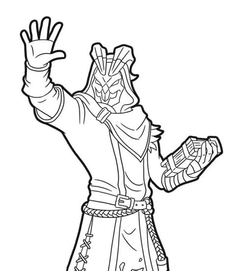 The Brat From Fortnite Coloring Page Free Printable Coloring Pages