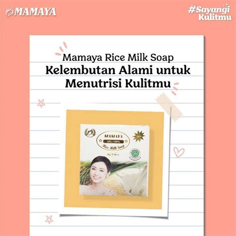 Jual Mamaya Rice Milk Soap Sabun Beras Thailand Original Di Seller