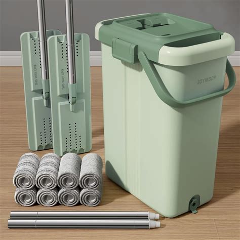 Joymoop Mop And Bucket With Wringer Set For Floor Cleaning