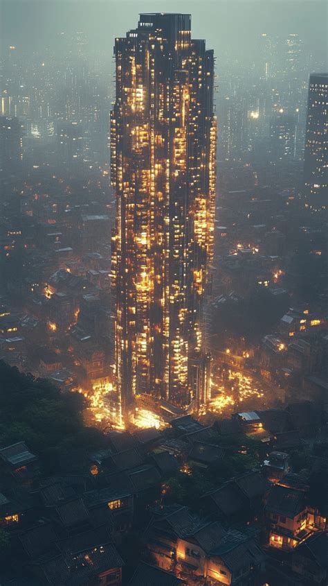 Towering Mega Apartment Buildings