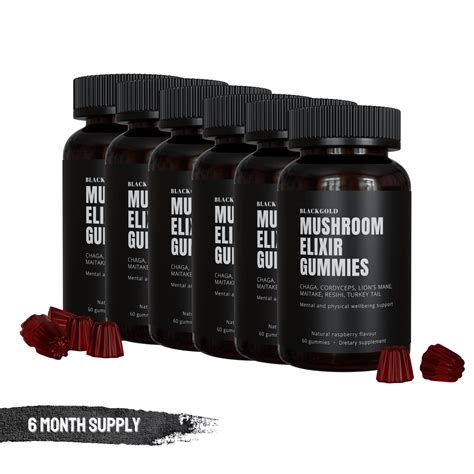 Mushroom Elixir Gummies Blackgold Elixir Australia