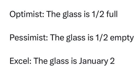 Filip Vítek On Linkedin Data Humor Optinist Pessimist Excel