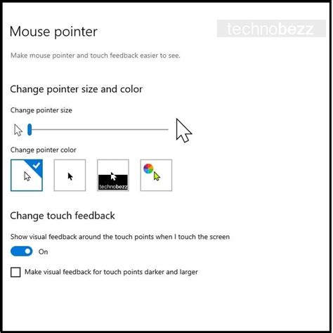 How To Change Pointer Size And Color In Windows 10