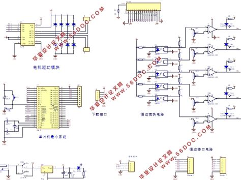 基于单片机的智能循迹避障小车 附电路原理图 程序清单 单片机 56设计资料网