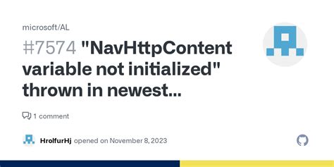 Navhttpcontent Variable Not Initialized Thrown In Newest Business