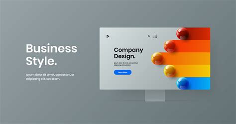 원래 컴퓨터 디스플레이 모형 방문 페이지 개념입니다 프리미엄 웹 배너 벡터 디자인 레이아웃입니다 웹 디자인에 대한 스톡 벡터 아트 및 기타 이미지 Istock