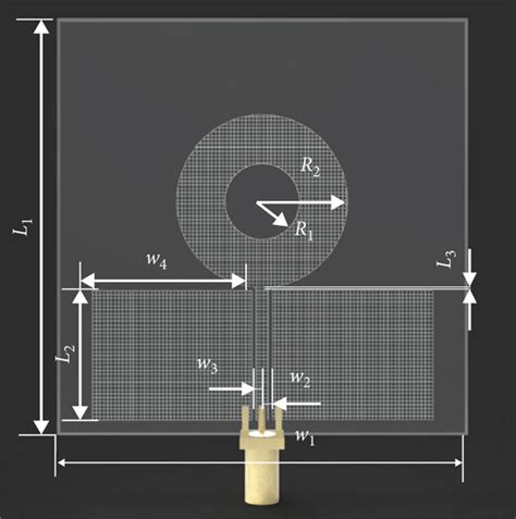 A Schematic Diagram Of The Structure Of A Coplanar Waveguide Loop Download Scientific Diagram