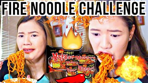 Spicy Korean Fire Noodle Challenge Philippines ♡ Mukbang By