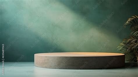 Venetian Plaster Abstract Minimalistic Product Podium The Scene For Product Presentation D