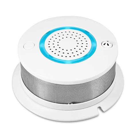 Wifi 2 In 1 Smoke Temperature Alarm System Detector App Control Battery