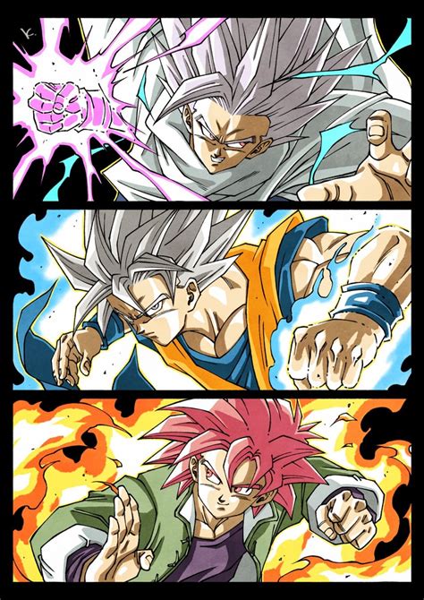 Son Goku Son Gohan Son Goten And Gohan Beast Dragon Ball And 2 More