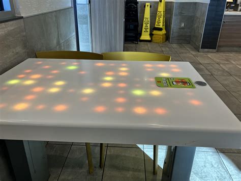 Light Up Table Mcdonalds Rawesome